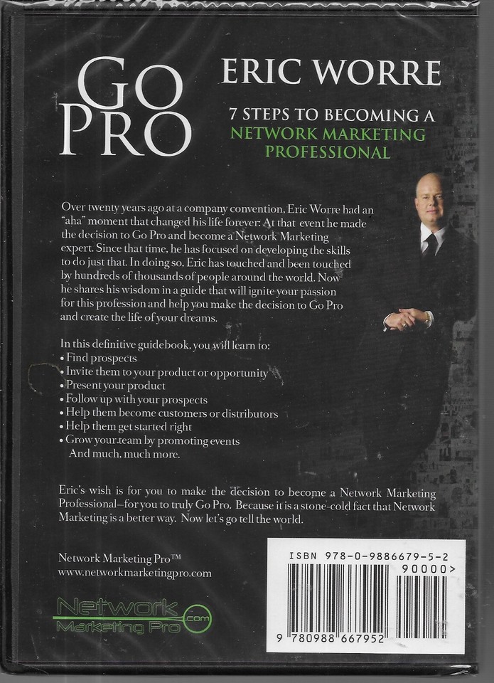 ERIC WORRE; GO PRO; 7 Steps Becoming a Network Marketing Professional ...