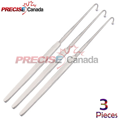 3 Spay Snook Hook Veterinary Surgical Instruments Stainless Steel | eBay