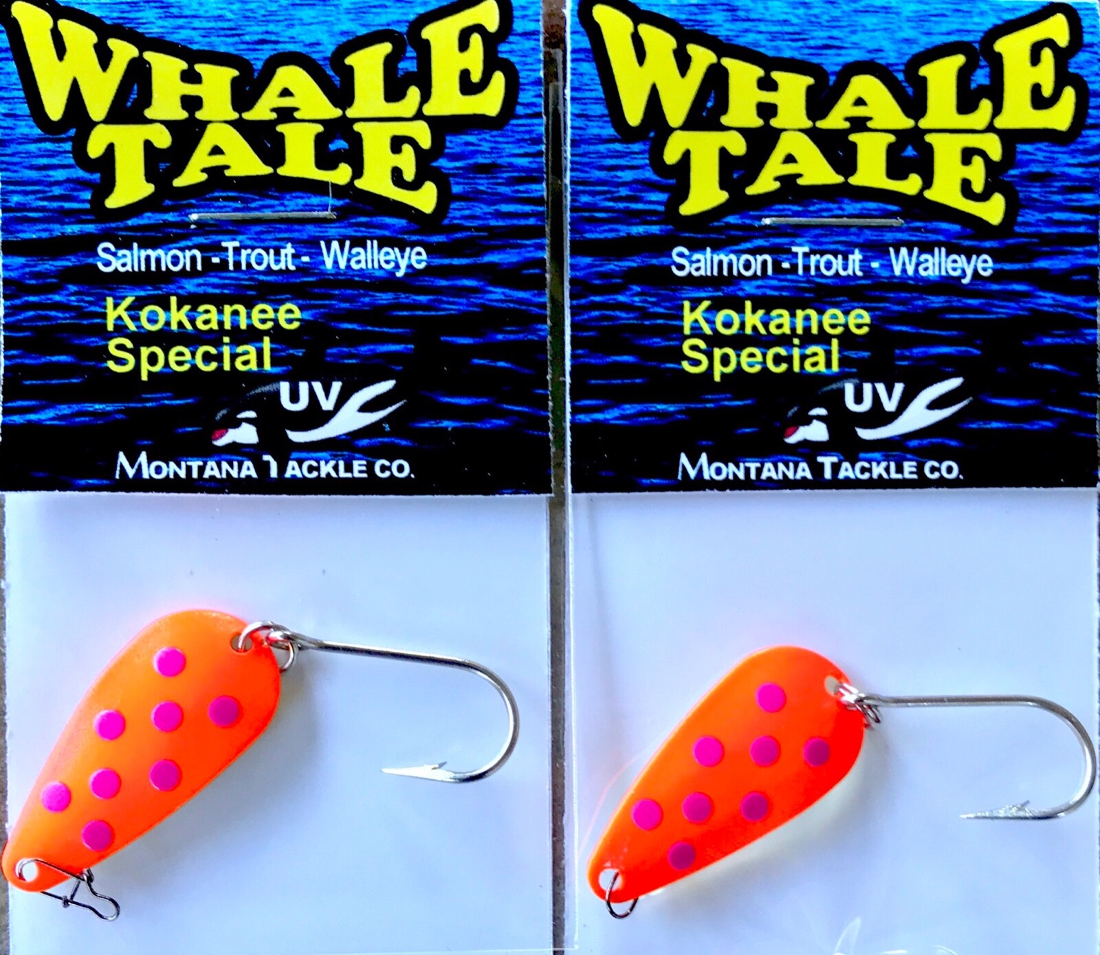 Kokanee Salmon Trolling Spoons (2): uv “SNAPPER” | eBay