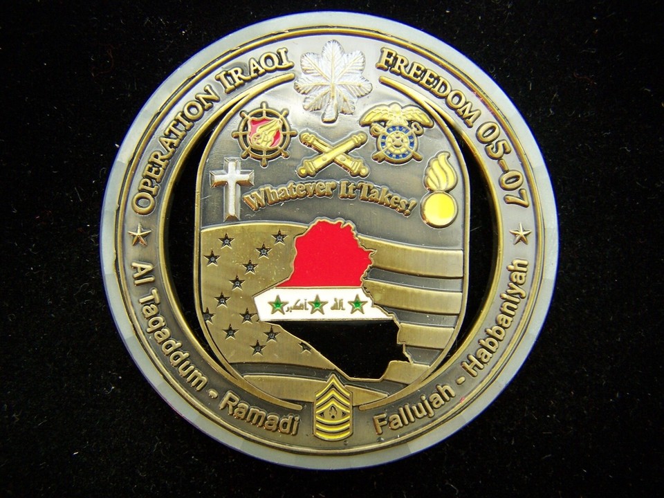 44th Corps Support Battalion Commander CSM Army Challenge Coin | eBay