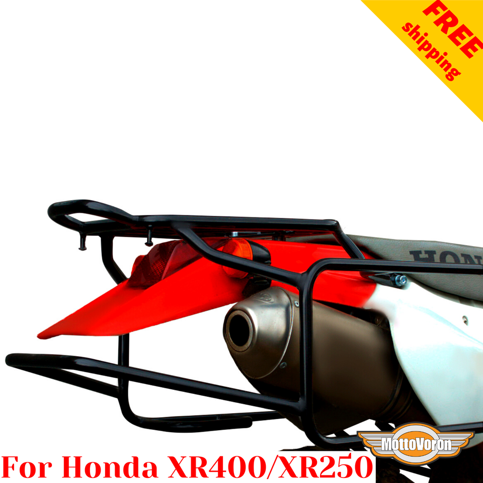 For Honda XR400 Rack luggage system XR 250 Baja Pannier rack XR400R ...