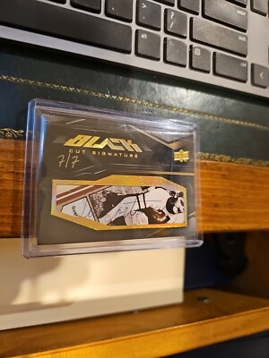 Dan Fortmann Auto Monsters of Midway 2009 UD Black Cut Signature /7 ...