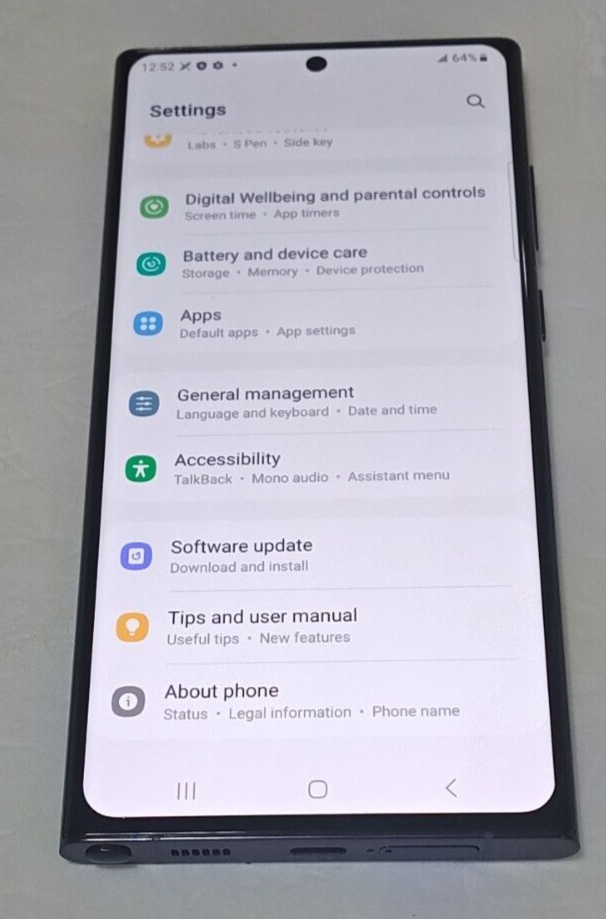 Samsung Galaxy S22 Ultra SM-S908U1- 512GB - Black (Factory Unlocked) | eBay