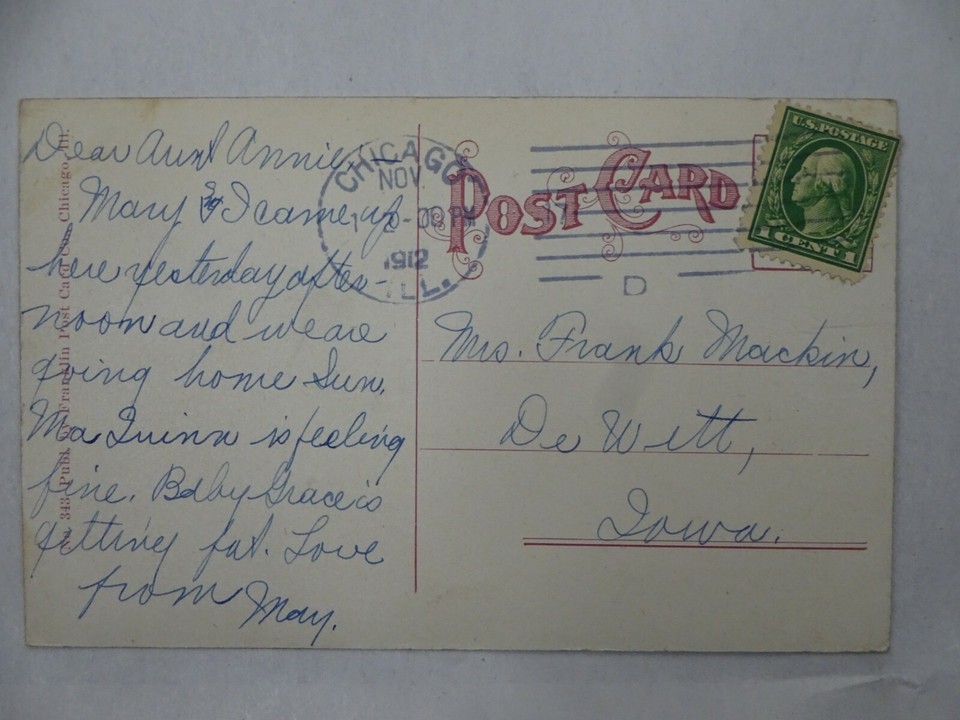 1912 Postcard Life Saving Sta Jackson Park Chicago IL Frank Mackin ...