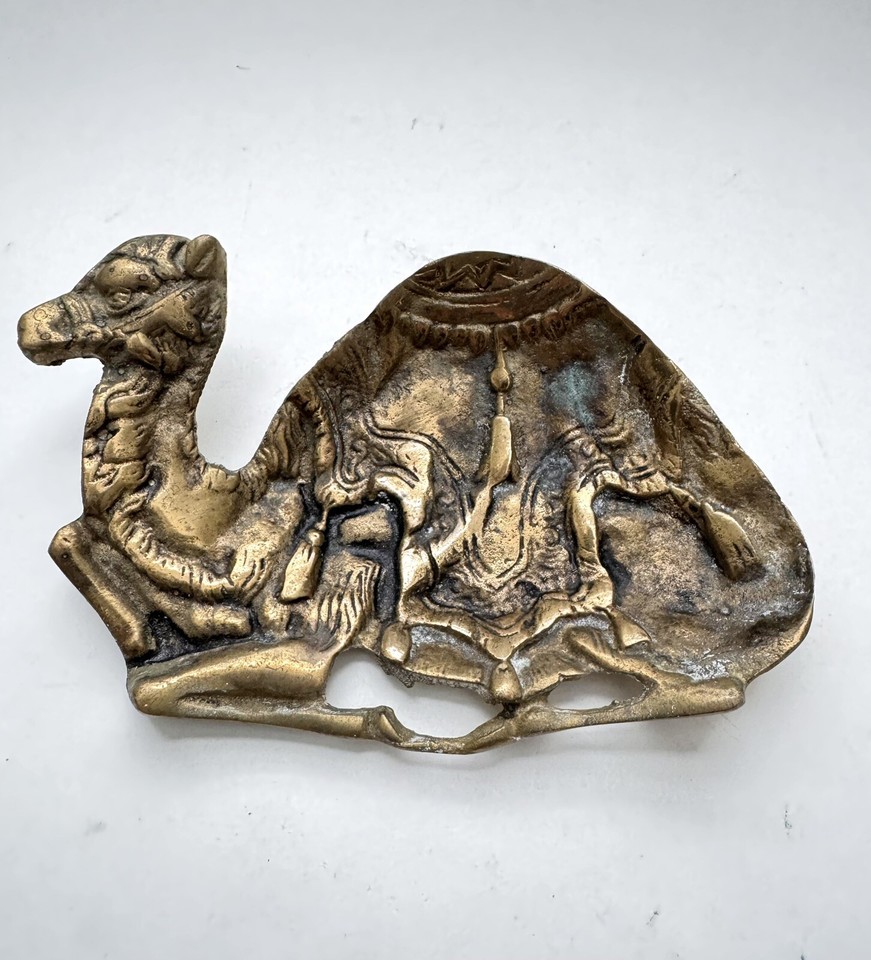 Vintage Solid Brass Camel Trinket Incense Tray Wall Hanger Decor Istanbul Turkey | eBay