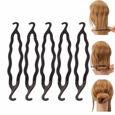 Homeoculture Twist Holder Clip Magic Roll Bun Hair Twist Braid Tool ...