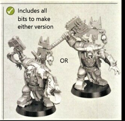 Warhammer 40K 1 Boss Nob from Orks Boyz Combat Patrol Power Klaw Uge ...