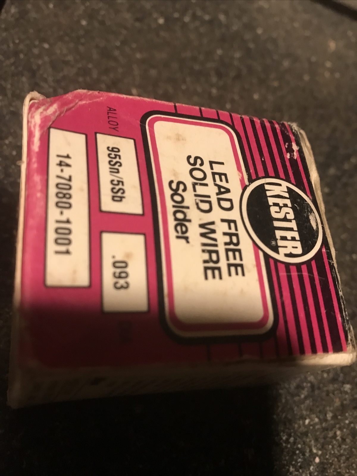 10 X Kester Lead Solder Wire .093" 2.50mm 14-7080-1001 Solid 1lb for ...