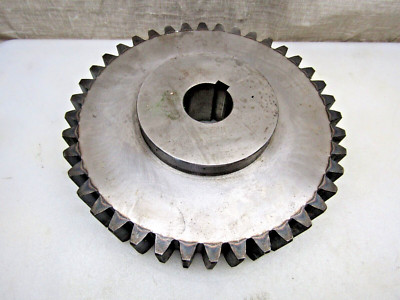 Spur Gear Module 5 40 Teeth 210mm OD 200mm PD 40mm Face 40mm Keyed Bore ...