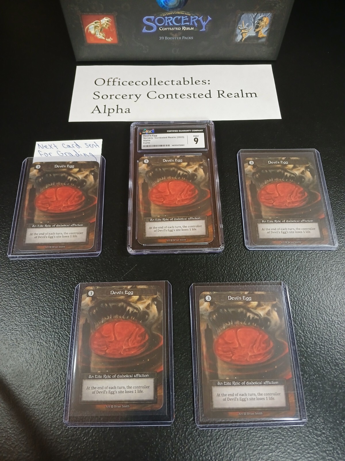 Sorcery Contested Realm *Alpha* TCG Devil's Egg Alternate Art Curio ...