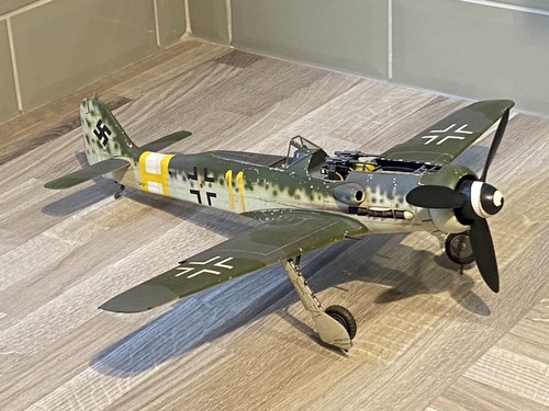 Pro Built 1/24 Scale Model WW11 Focke-Wulf FW 190 Fighter Plane “Some ...