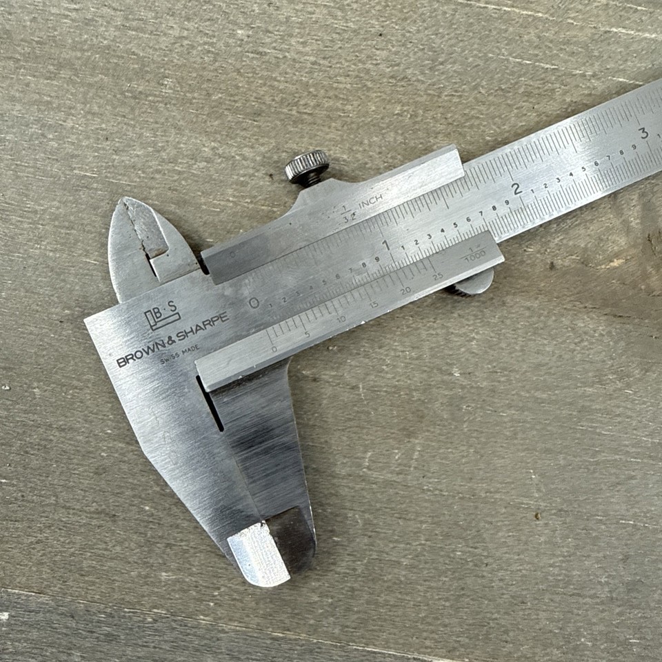 Brown & Sharpe 577 Vernier Caliper 7" Stainless Steel Swiss Made | eBay