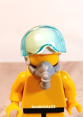 New LEGO Pilot Helmet Breathing Apparatus Tube Flight Training Military ...