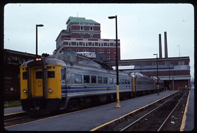 Original Rail Slide - VIA Rail Canada 6140+ Halifax NS 8-1988 - Budd ...