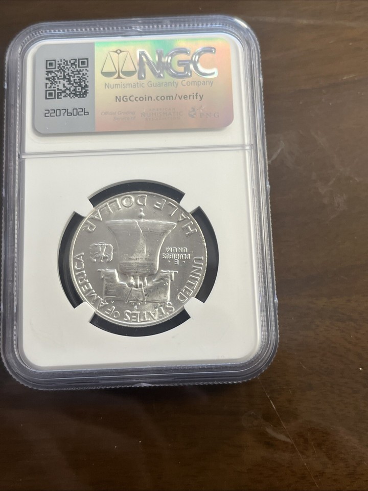 1958 D MS 64 Benjamin Franklin coin silver half dollar | eBay