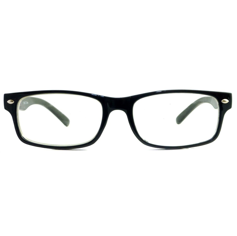 RECTANGLE Unisex Mens Women Nerd Frame Trendy Clear Lens Eye Glasses ...