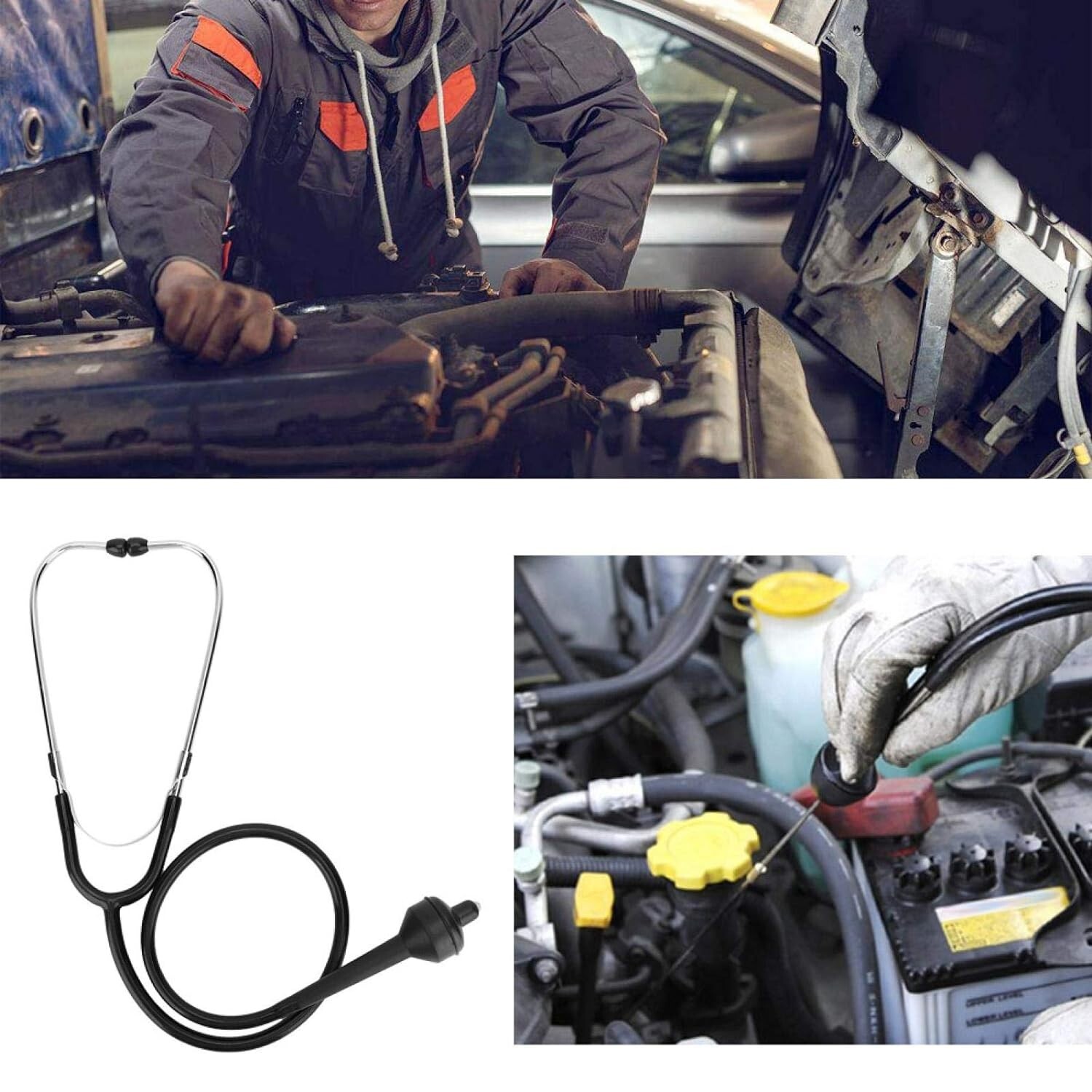 Auto Mechanics Stethoscope Car Engine Block Diagnostic Tool Listening ...