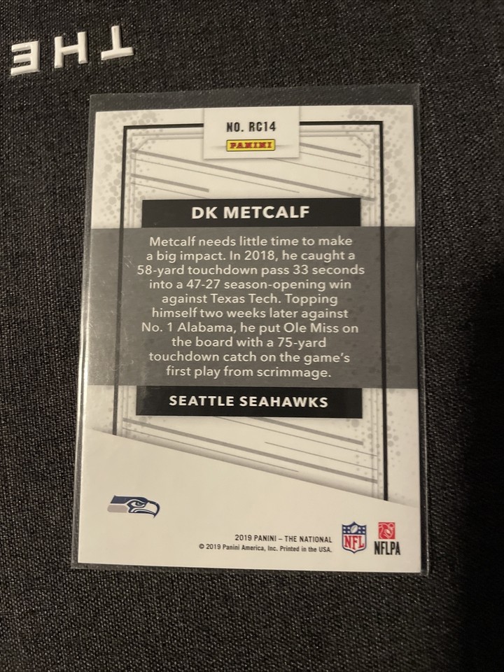 DK METCALF RC 2019 PANINI NATIONAL VIP ROOKIE CARD SP 50/99 Seahawks | eBay