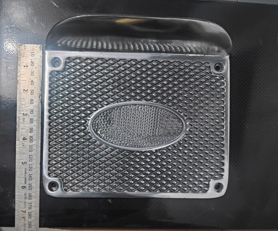 Early Classic Car / Truck Running Board Foot Step Plates Set 2pcs Alloy ...