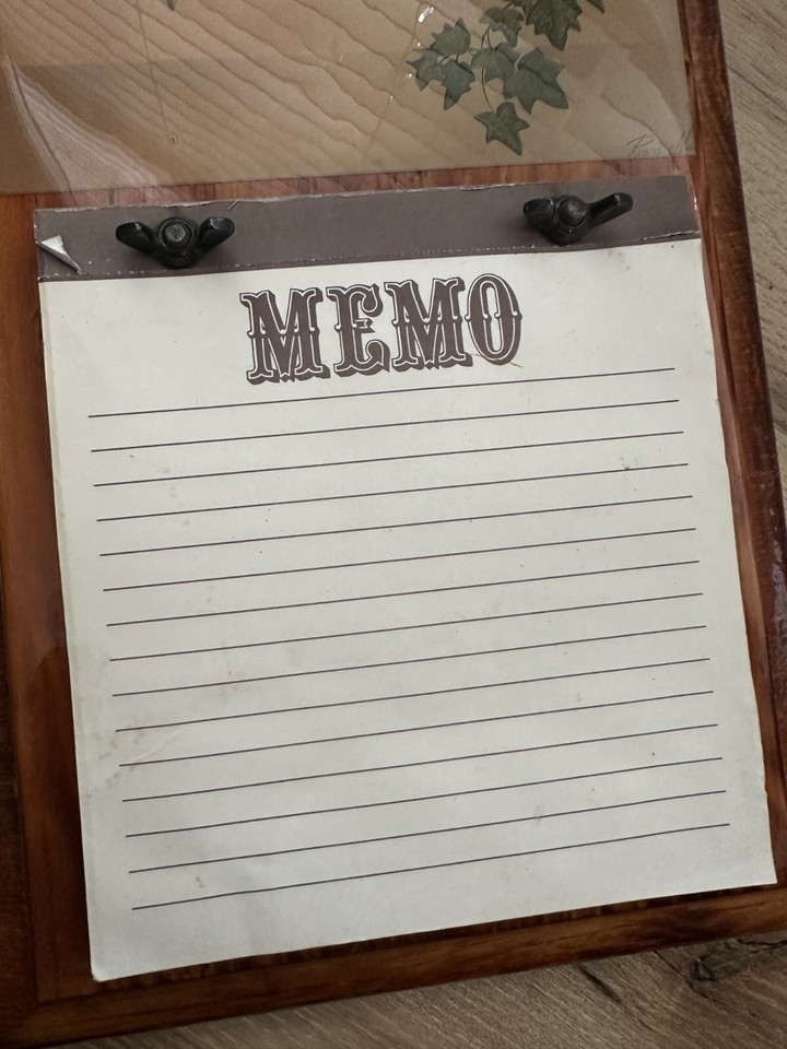 Vintage Lacquered Wood Wall Hanging Memo Board Cats Kitty Ivy Plant | eBay