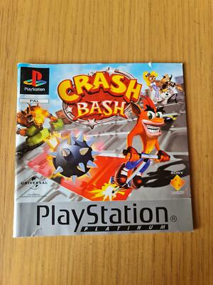 Crash Bash - Sony Playstation PS1 - Manual Only | eBay UK