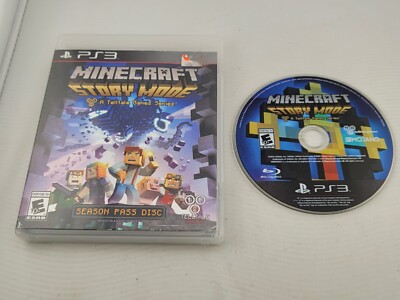 Minecraft: Story Mode Season Pass Disc Playstation 3 PS3 With Case ...