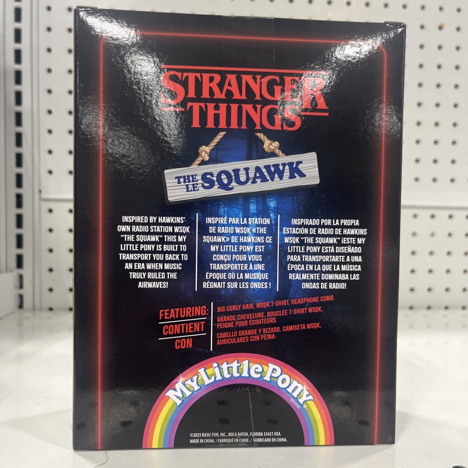 2025 My Little Pony x Stranger Things – The Squawk Pony - NEW 80s ...