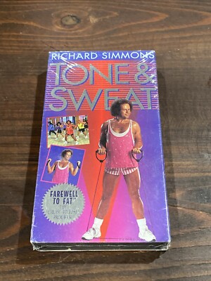 Richard Simmons TONE and SWEAT 1994 VHS Tape Workout New Factory Sealed ...