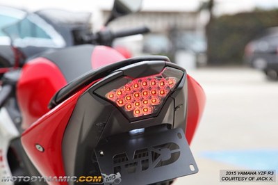 for 15-17 Yamaha FZ-07 FZ07 MT07 YZF 18-24 YZF-R3 INTEGRATED LED Tail ...