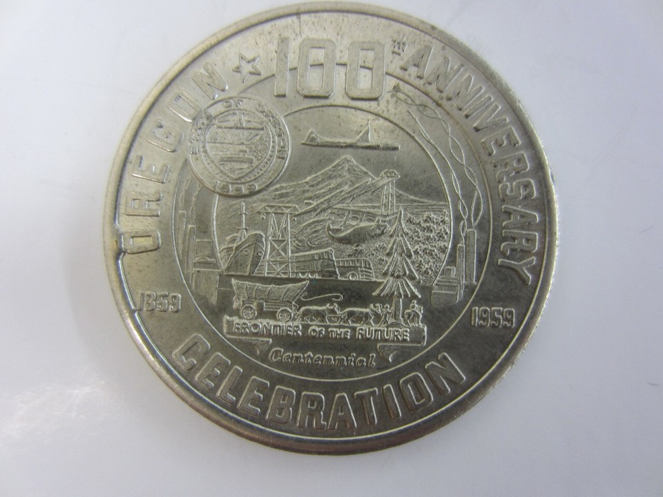 #20 1959 Oregon Statehood Centennial So-Called STATE CAPITOL SALEM ...