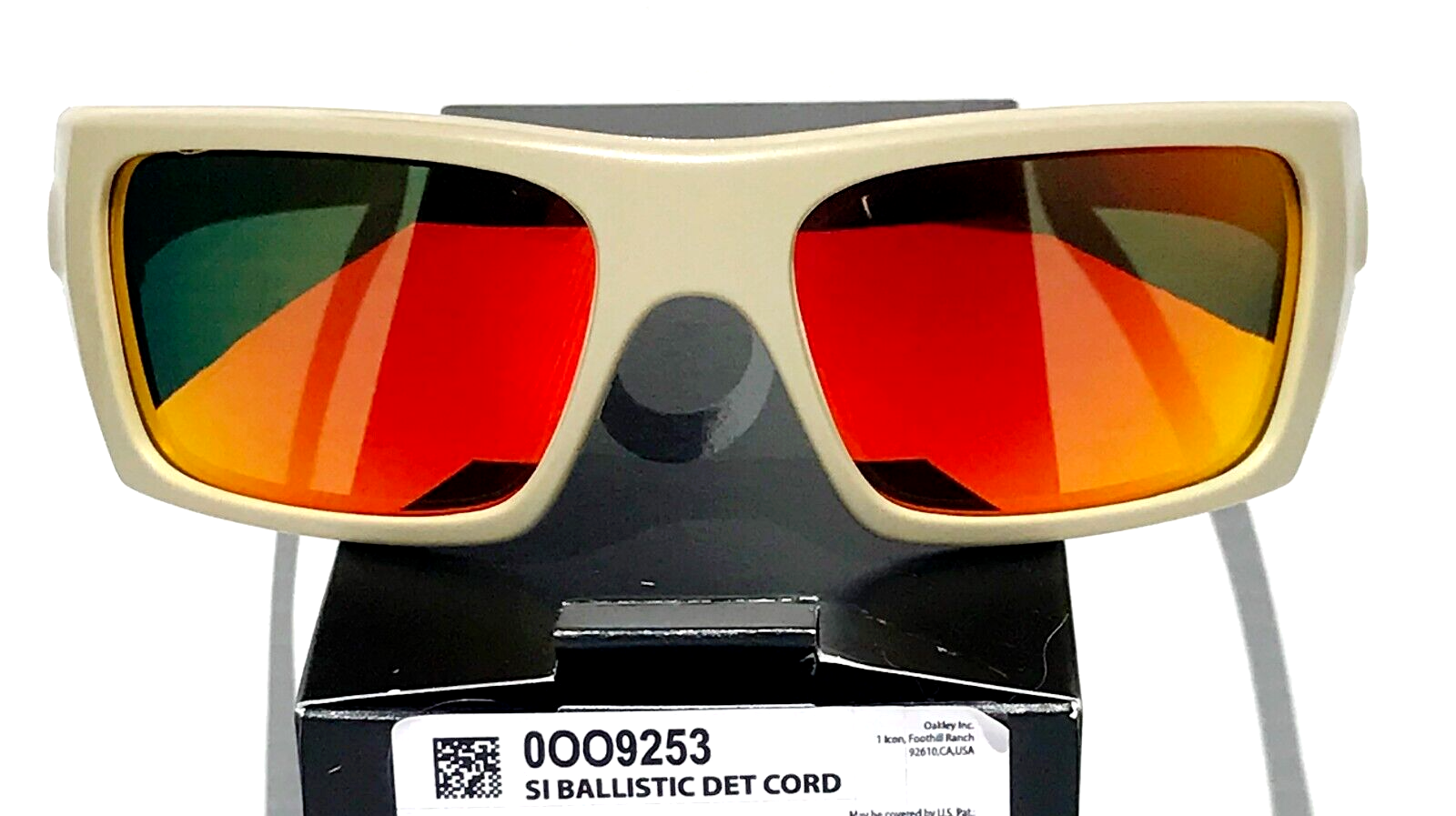 Oakley SI BALLISTIC DET CORD Desert Tan POLARIZED Galaxy Ruby Lens ...