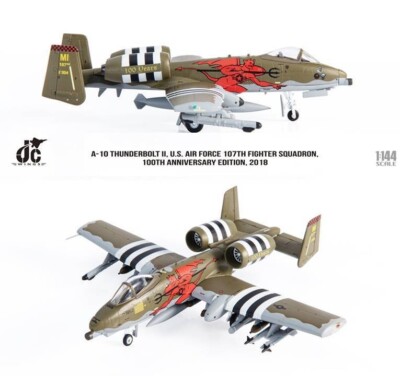 JC Wings 1/144 JCW-144-A10-002 A-10C Thunderbolt II USAF 107th FS Red ...