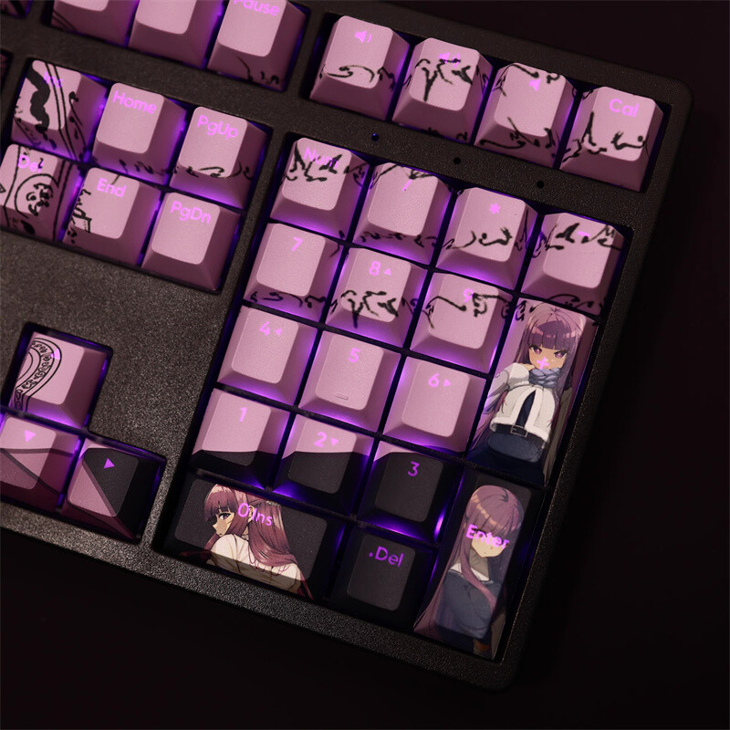 Frieren: Beyond Journey's End RGB PBT Cherry MX Keycaps For Mechanical ...