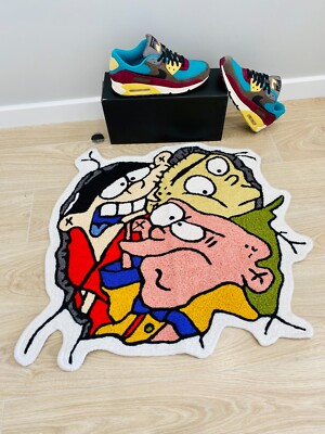 Ed Edd n Eddy Cartoon Area Living Room Rugs Bedroom Modern Accent Wool ...