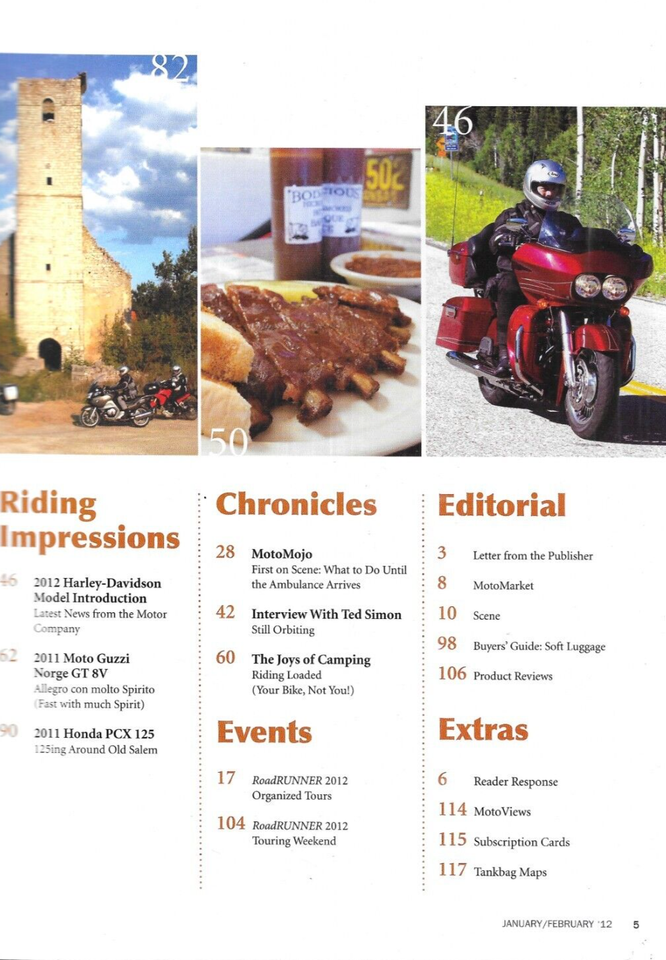 Road Runner Motorcycle Magazine Touring Travel Kansas California ...