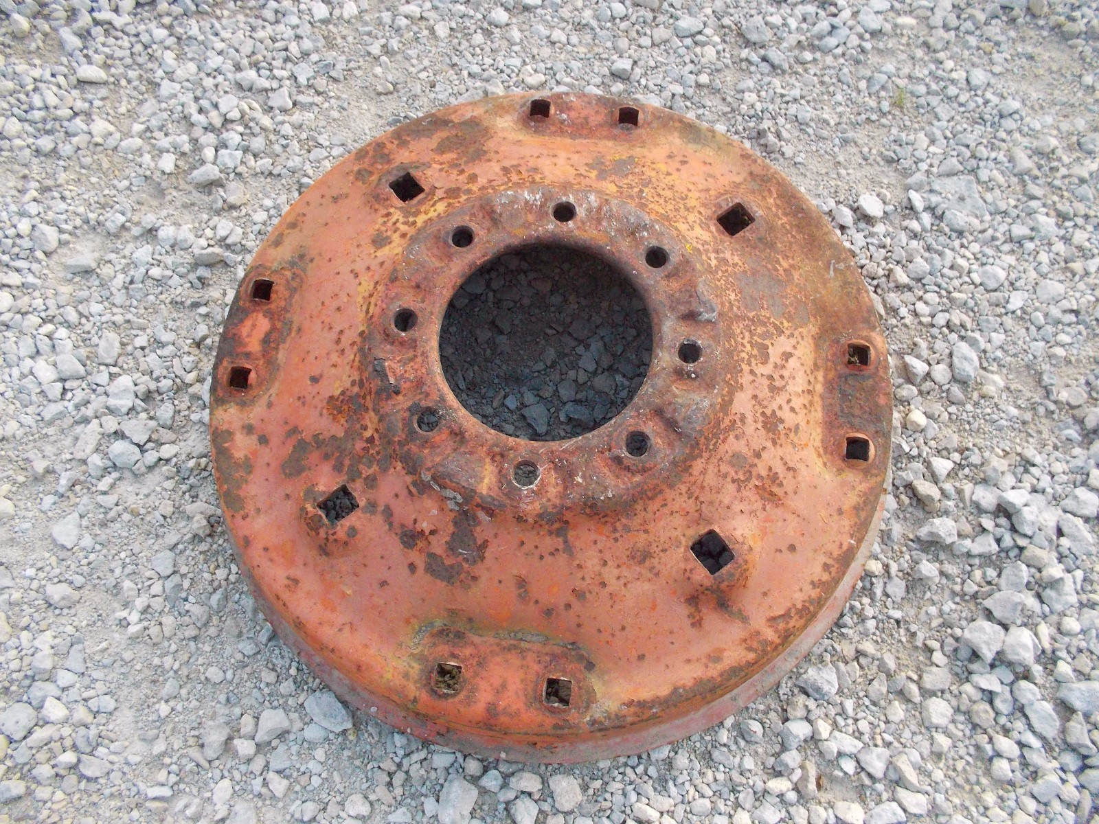 Allis Chalmers WD WD45 Tractor Orgnl AC rear factory spin out wheel ...