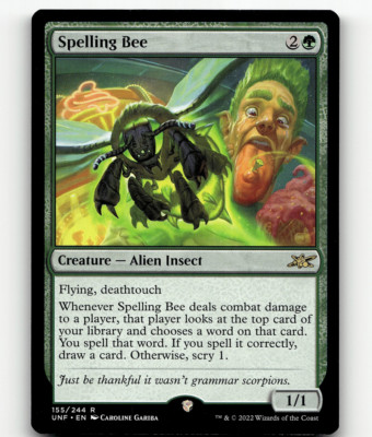 MTG Unfinity Spelling Bee 155 Regular Rare | eBay
