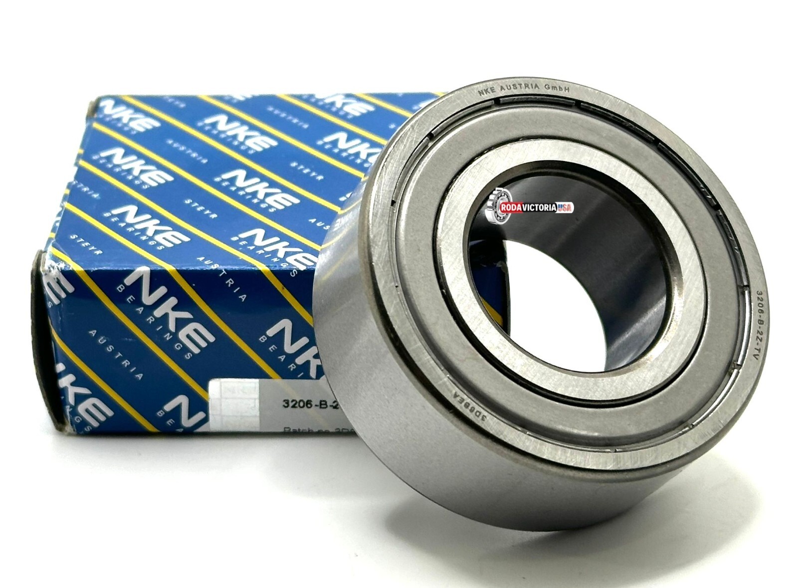 NKE AUSTRIA 3206 B ZZ C3 TV ANGULAR CONTACT BALL BEARING 30x62x23.8mm ...