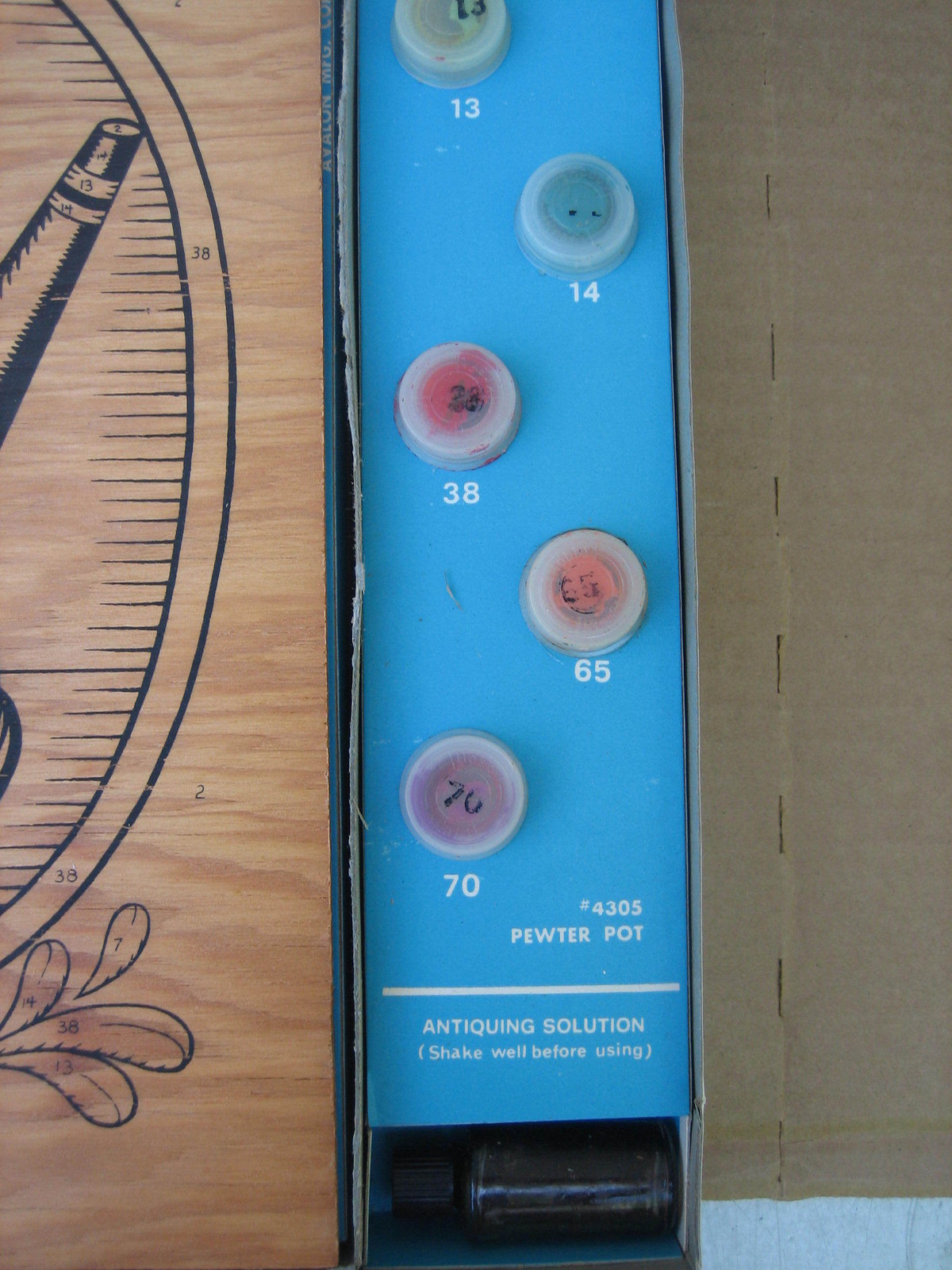 VINTAGE AVALON PAINT BY NUMBERS ON WOOD CRAFTS 4305 KIT UNUSED | eBay