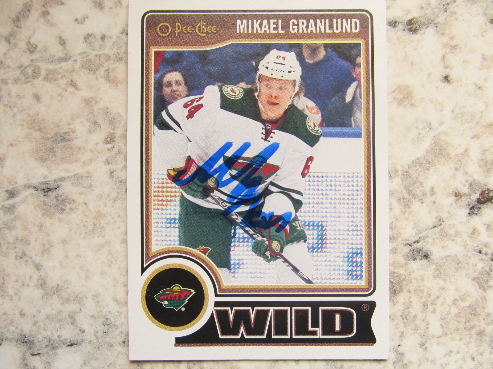 Minnesota Wild Mikael Granlund Signed Autographed 2014-15 O-Pee-Chee ...