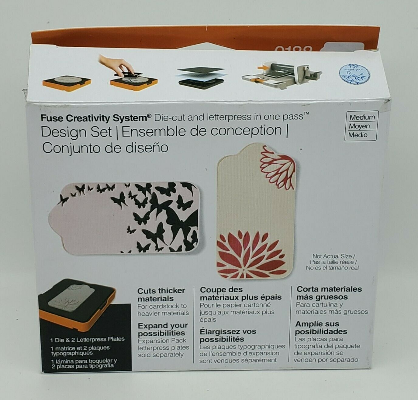 Fiskars Fuse Creativity Design Set 0188 Tag Die Cut & Letterpress for ...