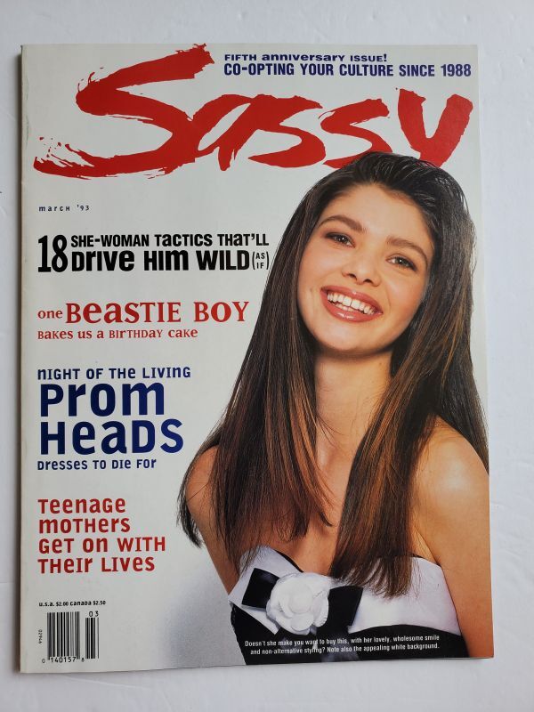 vintage SASSY magazine MARCH 1993 Neneh Cherry RU PAUL Beastie Boys ...