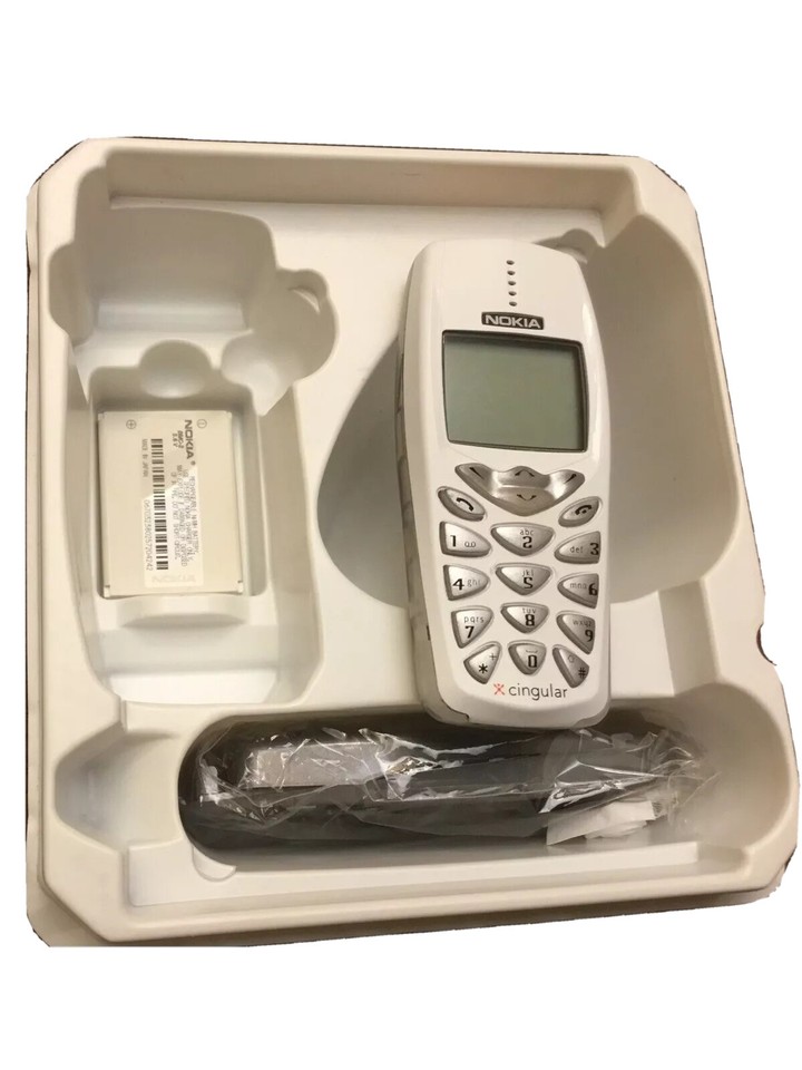 NOKIA 3590 White, Cingular Unlocked, Dual-Band, Original Box, Made in ...