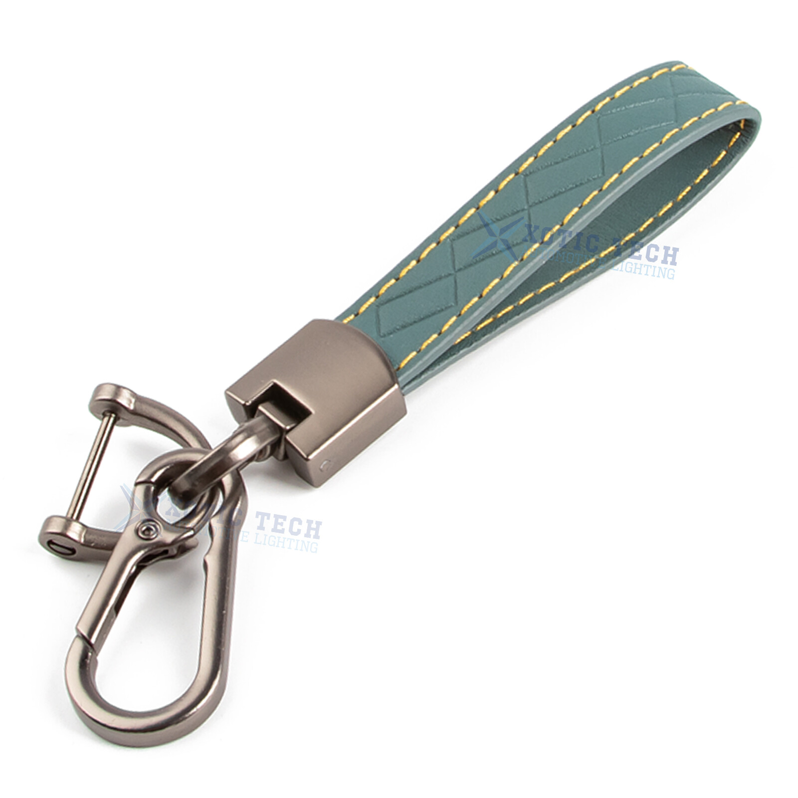 Golden Line Key Chain Loop Holder Strap Ring Pendant Clip Buckle ...