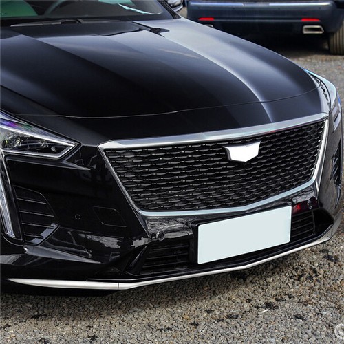 Front Bumper Bottom Protector Strip Steel Chrome Fit For Cadillac CT6 ...