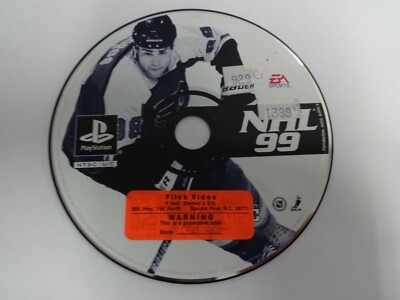 NHL 99 Sony Playstation One PS1 PSX Game Disc Only Free Ship | eBay