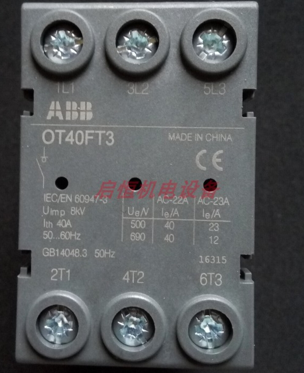 1pcs ABB Disconnect Switch OT40FT3 40A 600VAC | eBay