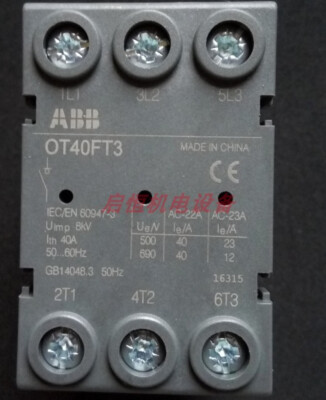 1pcs ABB Disconnect Switch OT40FT3 40A 600VAC | eBay