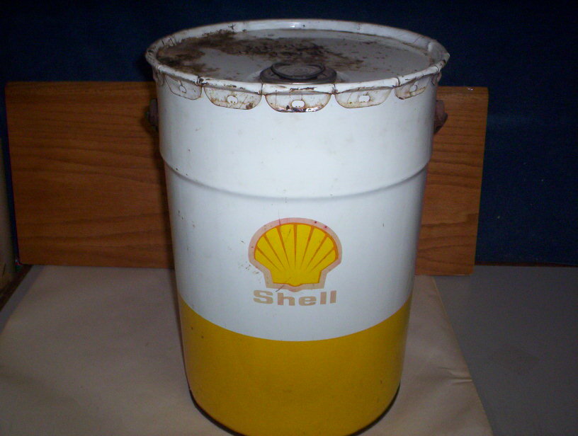 Vintage SHELL Canada Omala Oil 5 Imperial Gallon Oil Pail Can 1977 | eBay
