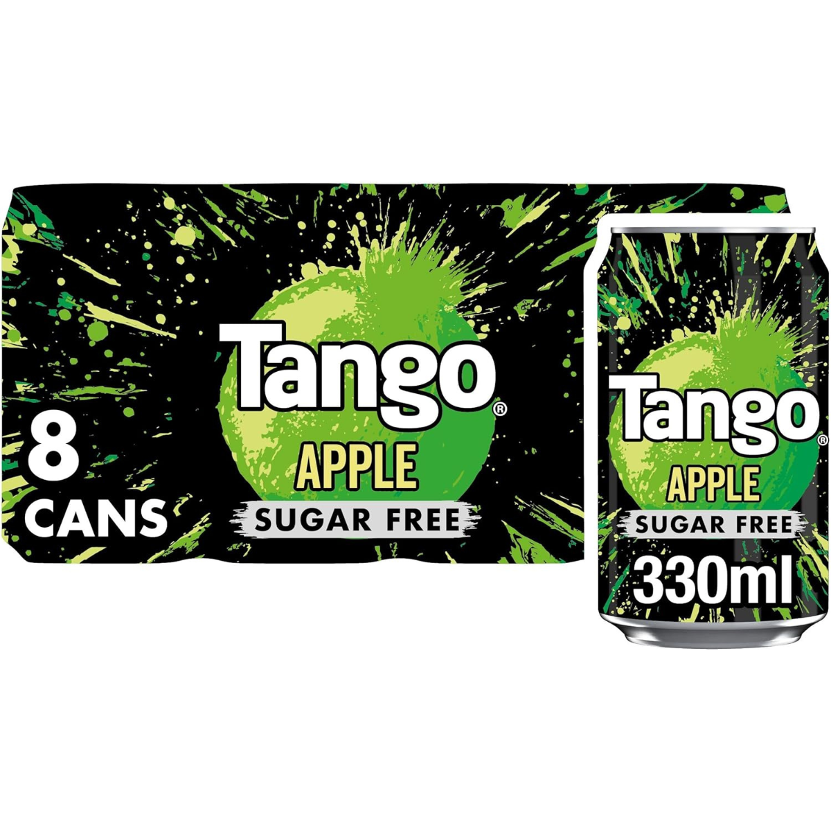 Tango Orange Original 330ml x 24 Also Sugar Free Cans Fizzy Soft Drink ...